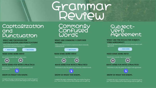 Grammar Review