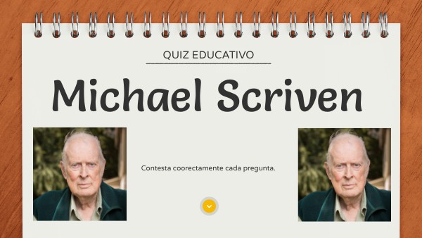 QUIZ MICHAEL SCRIVEN | Genially