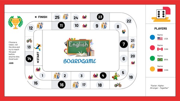 English boardgame | Genially