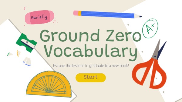 Ground Zero Vocabulary Game