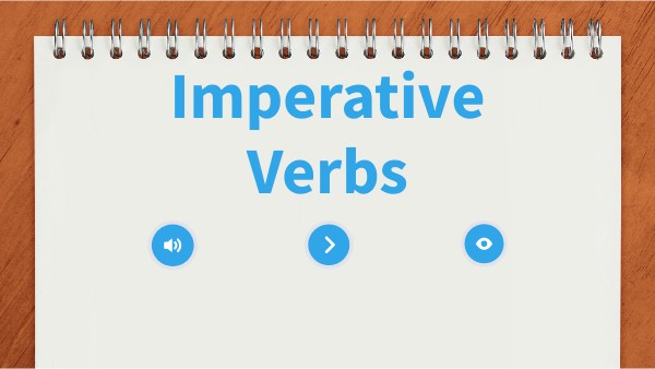 Imperative Verbs | Genially