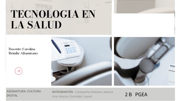 tecnología en la salud | Genially