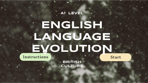 6. English Language Evolution | Genially