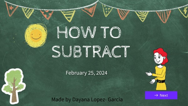 Animated Chalkboard Presentation | Genially