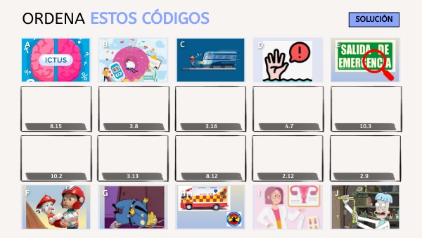 ORDENA CODIGOS 3 | Genially