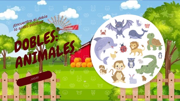JUEGO DOBLES ANIMALES | Genially