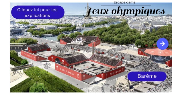 Jeux olympiques escape game | Genially