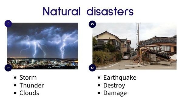 Natural disasters | Genially