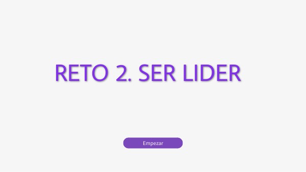 Reto 2. Ser líder | Genially