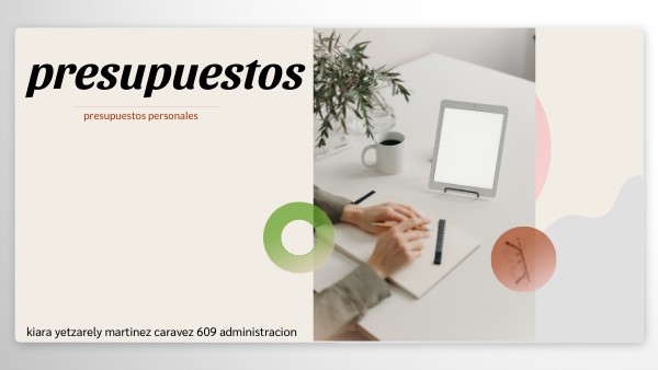 presupuestos | Genially