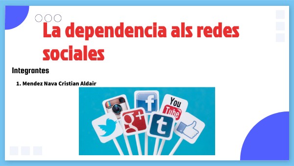 dependencia alas redes sociales | Genially