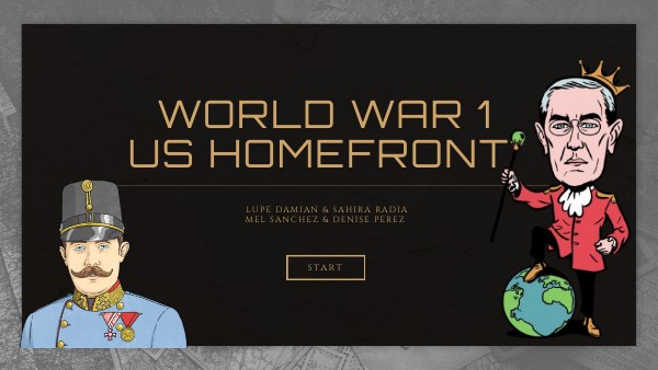 History Breakout WWI | Genially