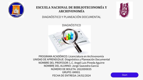 Diagnóstico y planeación documental presentation