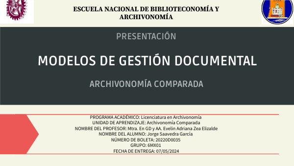 MODELOS DE GESTIÓN DOCUMENTAL | Genially