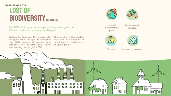 Lost of Biodiversity in Spain | Genially