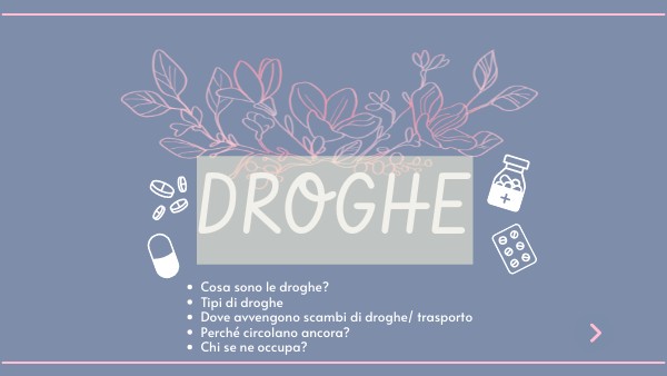 Presentazione droghe | Genially