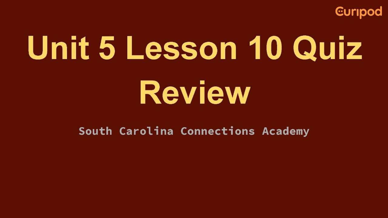 ESCI 5B L10 Quiz Review | Genially