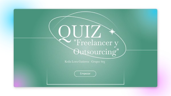 QUIZ Freelancer y Outsourcing | Genially