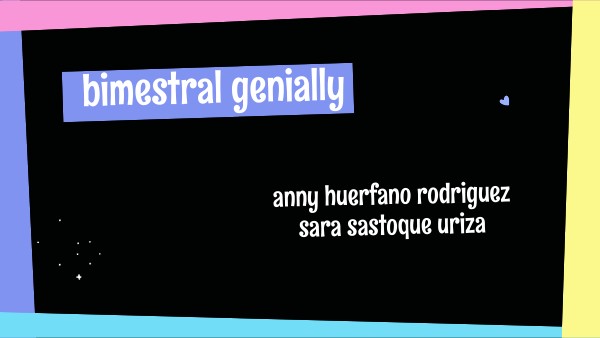 bimestral genially | Genially