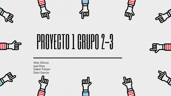 Proyecto 1 Grupo 2-3