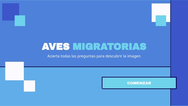 Aves migratorias | Genially