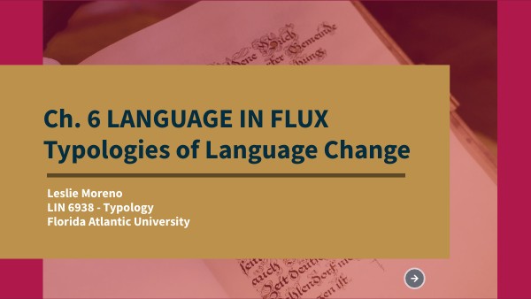 TYPOLOGY - historical changes | Genially