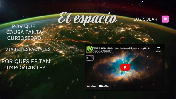 el espacio | Genially