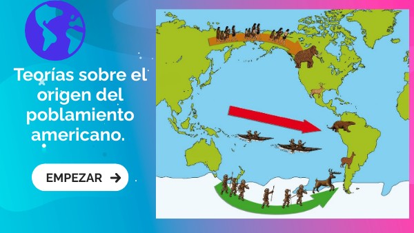 TEORIAS SOBRE EL POBLAMIENTO EN AMERICA | Genially