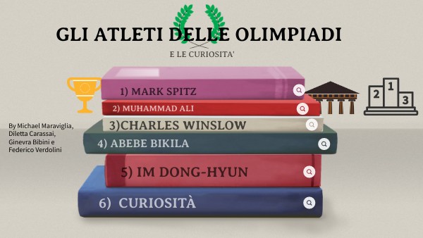 Gli atleti delle Olimpiadi