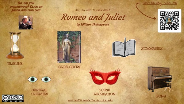 Romeo and Juliet - Landing page | Genially