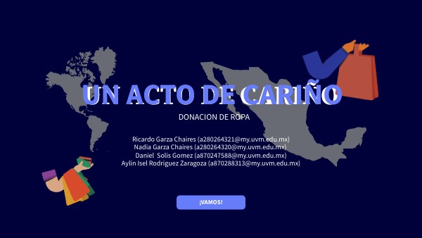 Un acto de cariño | Genially