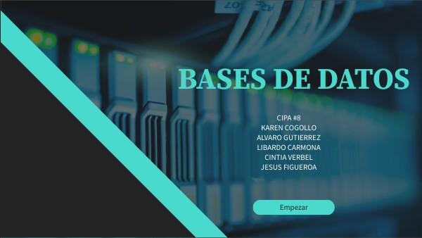 Presentación interactiva BASES DE DATOS | Genially