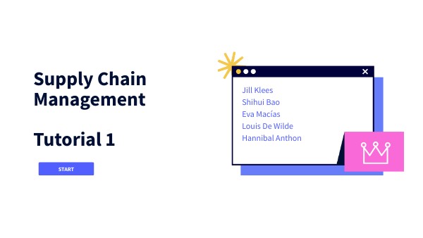 Supply Chain Management Tutorial 1 | Genially