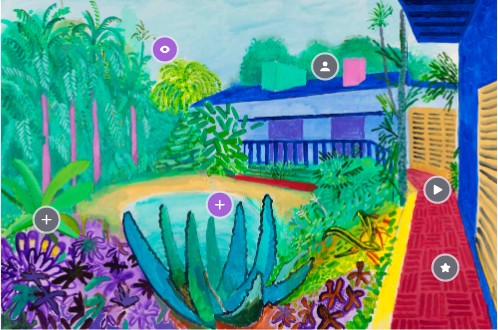 Image interactive David Hockney