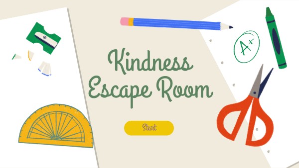 Kindness Escape Room | Genially