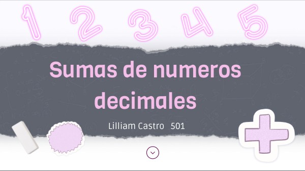Sumas con números decimales | Genially