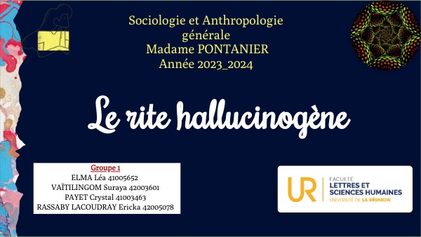 Le rite hallucinogène