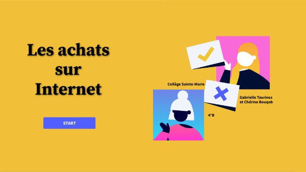 Quiz génial sur les achats sur Internet | Genially