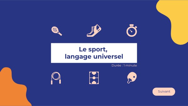 Le sport, langage universel