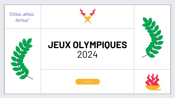 Jeux Olympiques 2024 | Genially