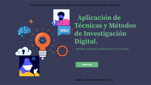 Técnicas y Métodos de Investigación Digital. | Genially