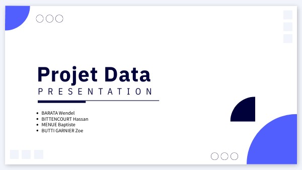 Projet Data | Genially