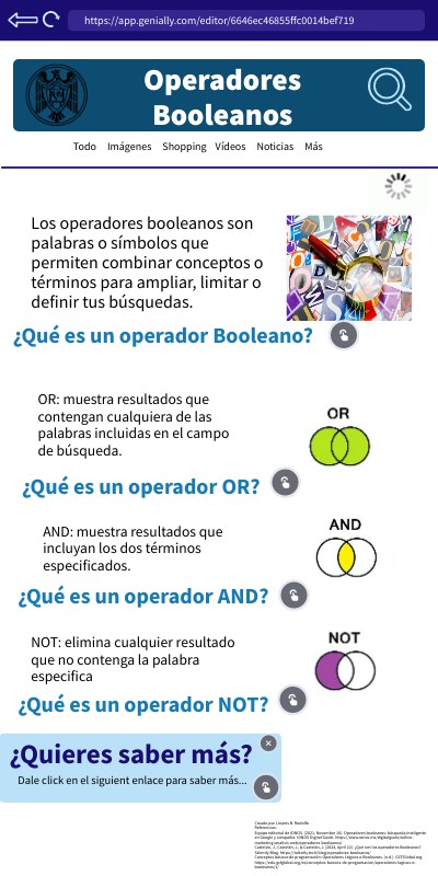 Operadores booleanos | Genially