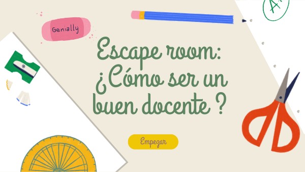 ESCAPE ROOM EDUCACIÓN | Genially