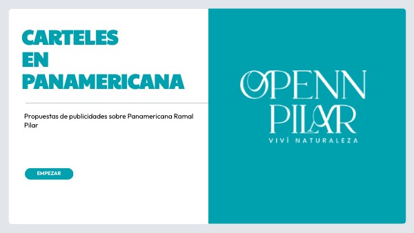 Publicidad Openn Pilar | Genially