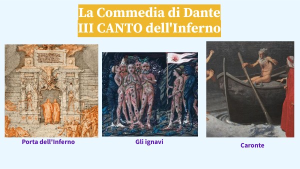 III canto inferno Dante