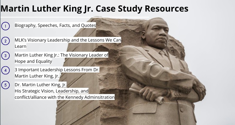 MLK Jr Case Study Resources