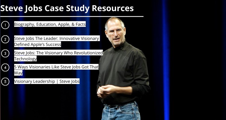 Steve Jobs Case Study Resources | Genially