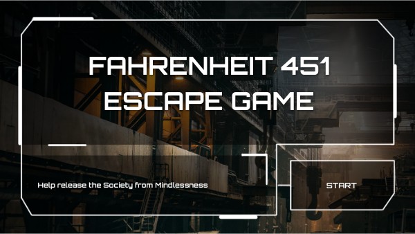 Fahrenheit 451 Escape Room | Genially