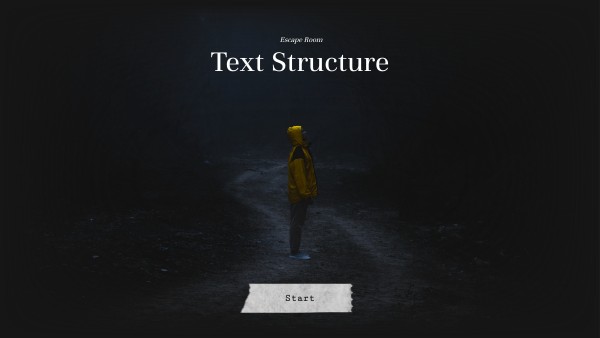 Text Structure Escape Room | Genially